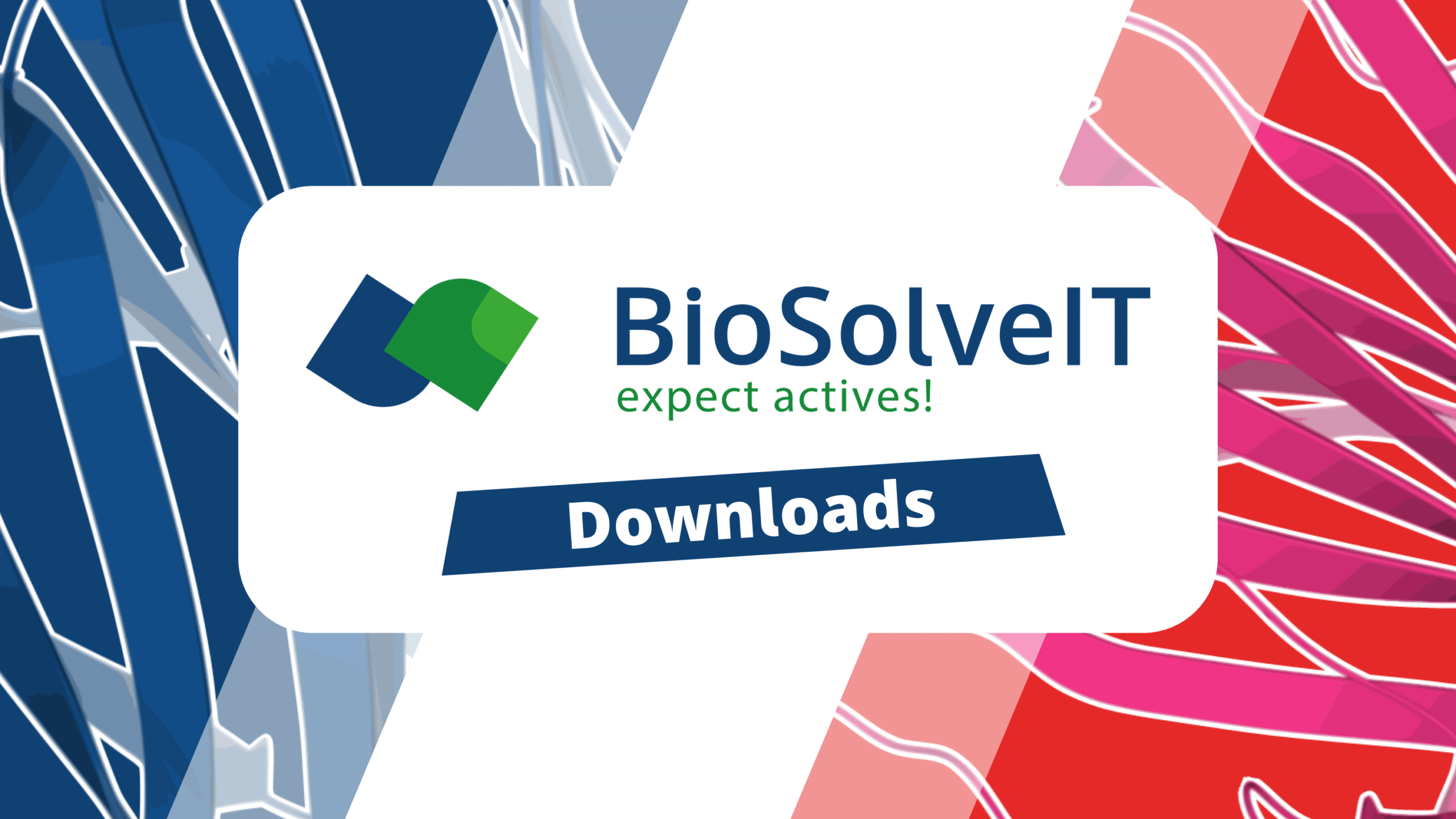 Download BioSolveIT's latest platforms and software tools